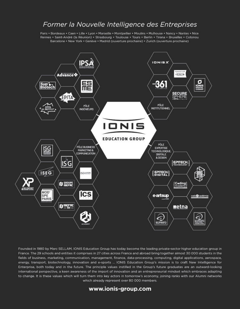 IONIS Education Group 1er groupe d’enseignement supérieur privé